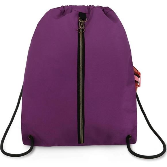 Bags | Backpack Bag String Cinch Sack Dark Purple | Poshmark
